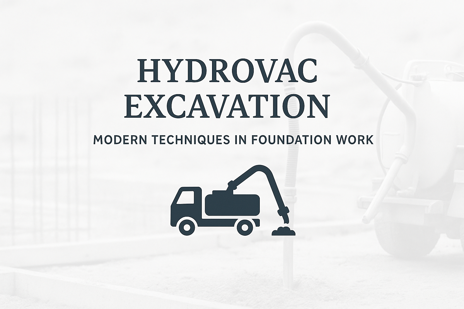 Hydrovac Excavation: Modern Techniques in Foundation Work ...