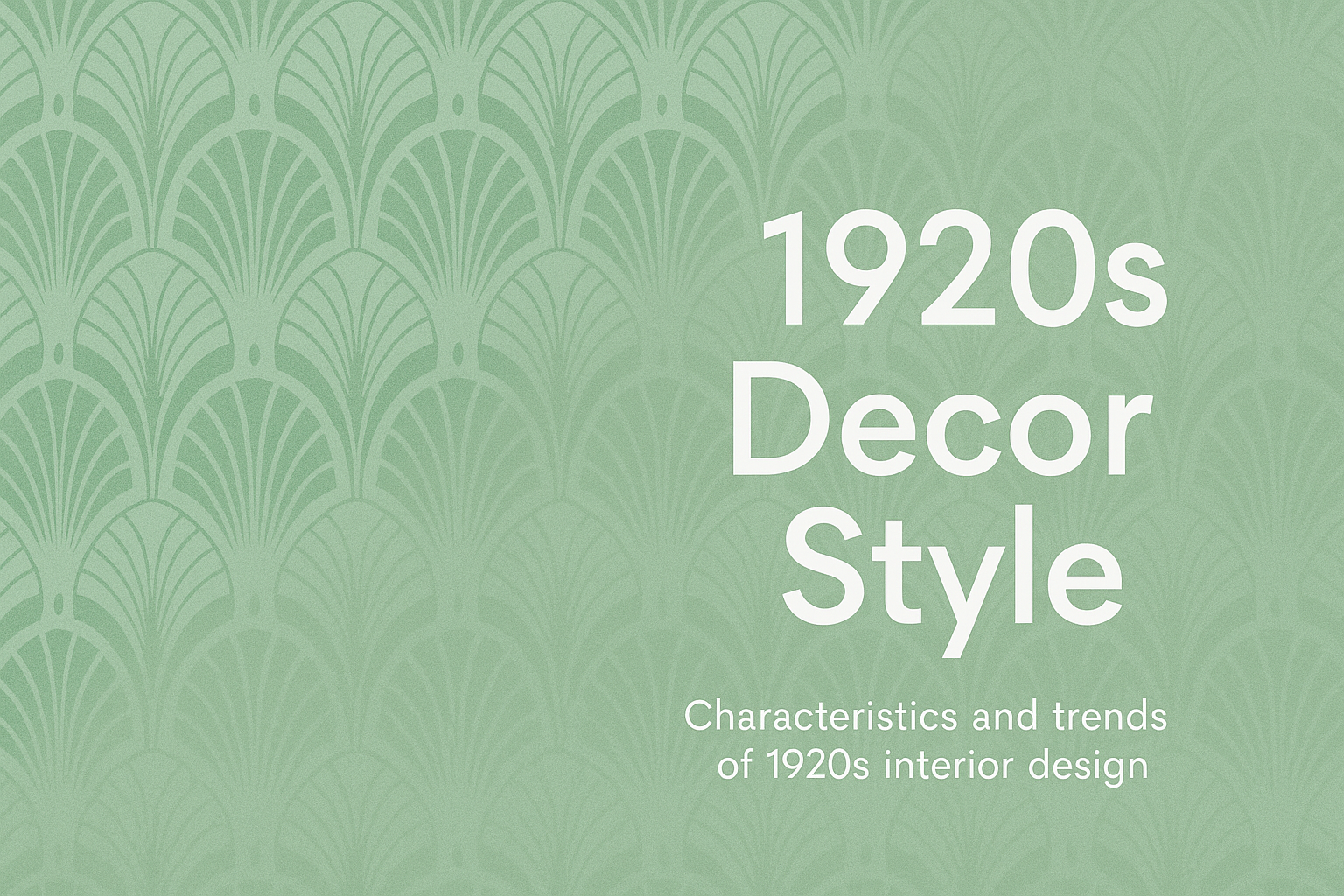 1920s Home Decor: Art Deco, Early Modern, and Classic Details ...