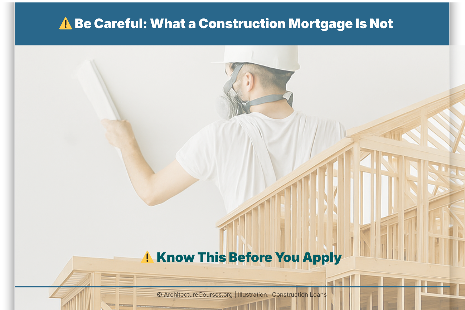 Construction Mortgages: Build Instead of Buy | ArchitectureCourses.org