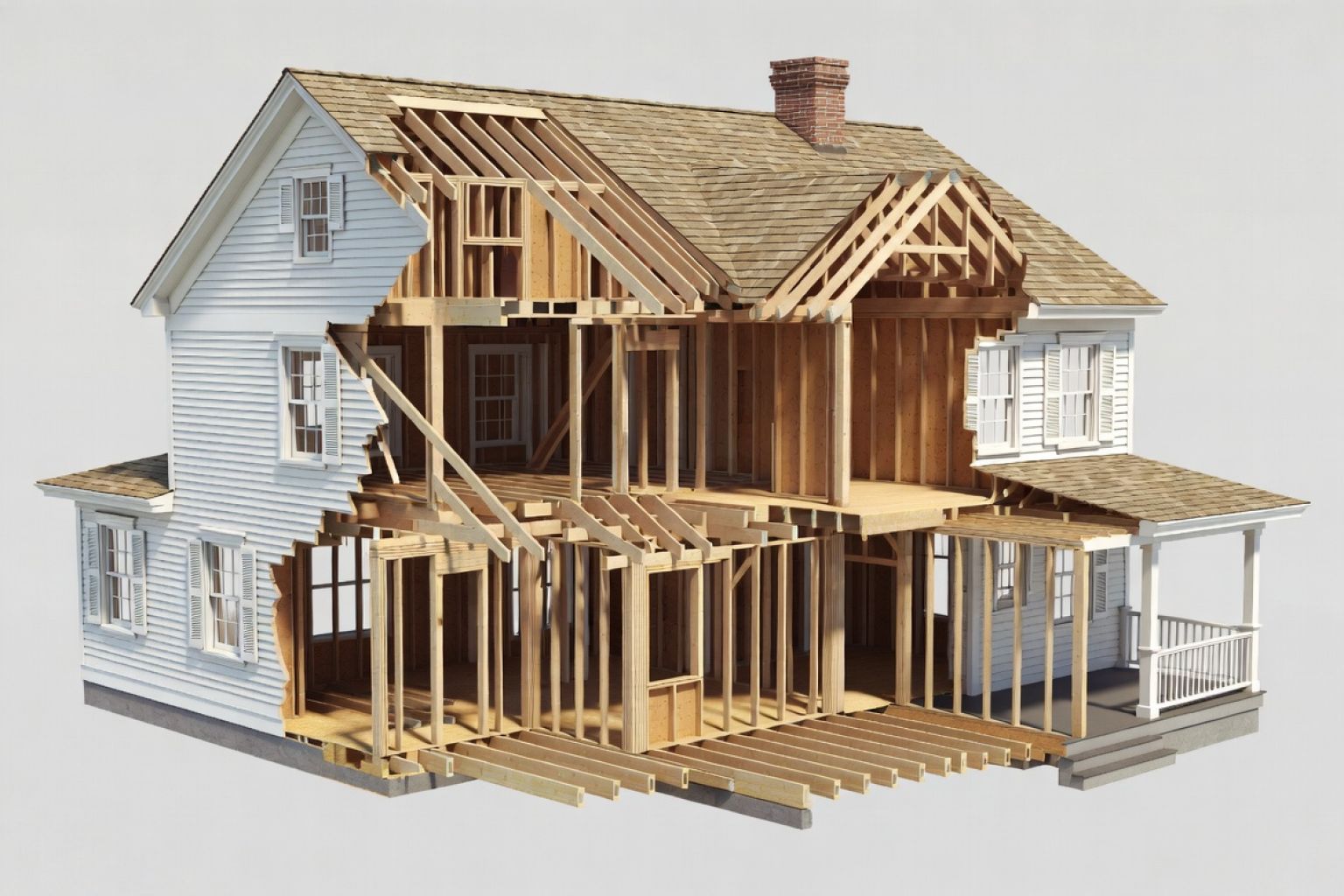 House Framing Diagrams: How to Read the Skeleton of a House ...