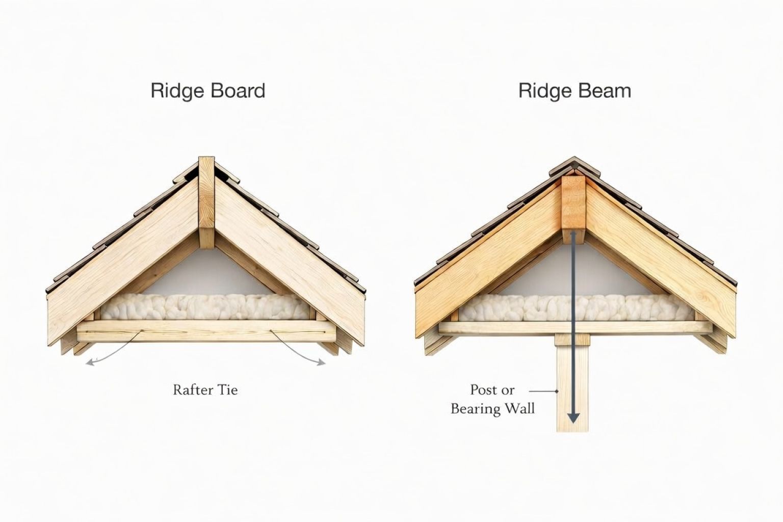 Ridge Beams in Roof Framing: When You Need One | ArchitectureCourses.org